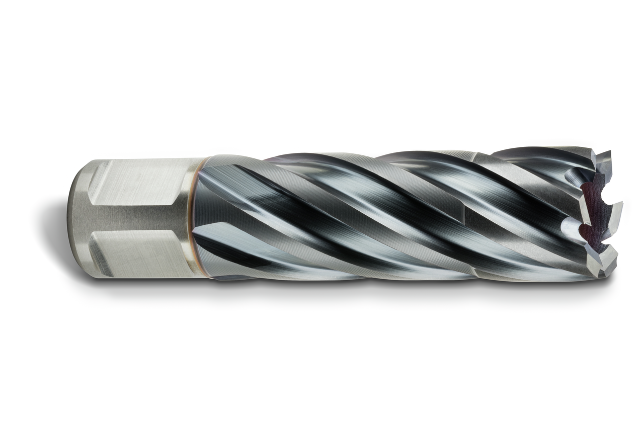 HSS annular cutter, TiCN coated with 3/4 straight shank | Tradermax, SA ...