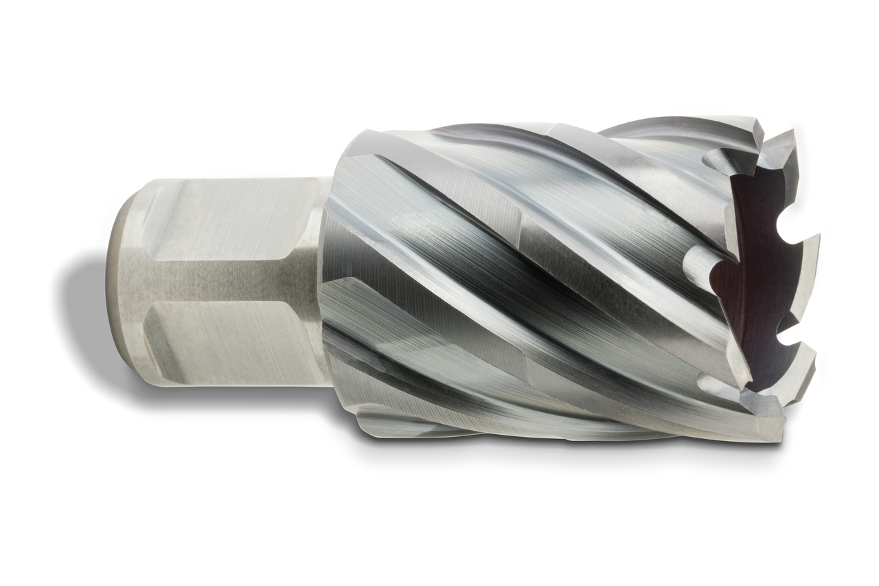 HSS annular cutter, TiCN coated with 3/4 straight shank | Tradermax, SA ...