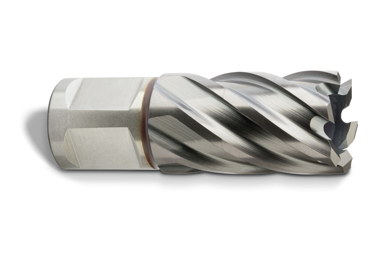 HSS annular cutter, TiCN coated with 3/4 straight shank | Tradermax, SA ...